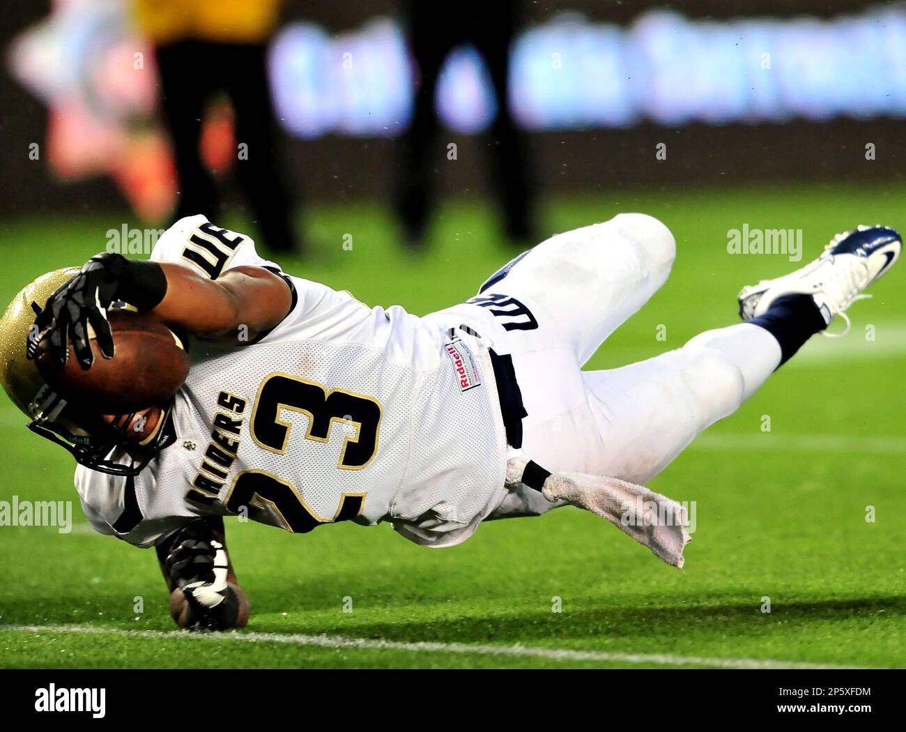 December 14, 2012 Carson, CA.Central Catholic RB, Rey Vega #23 runs for ...