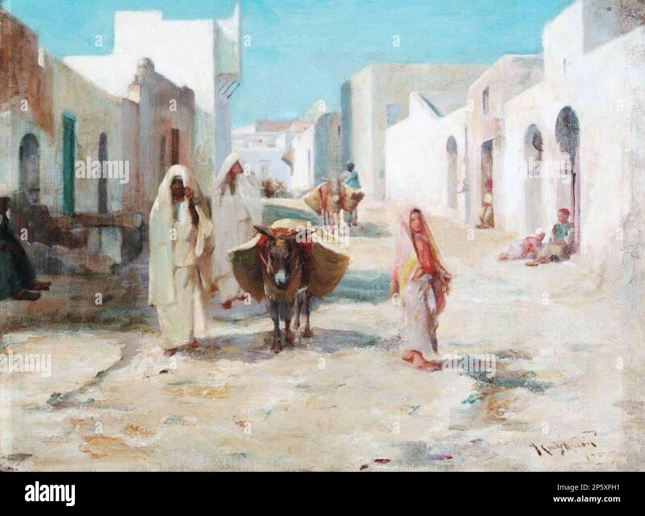 Street In Tangier, James Coutts Michie (Marywell, Aberdeenshire ...