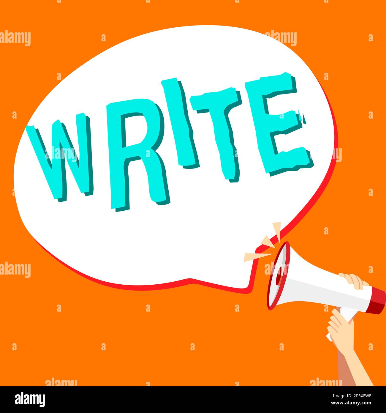 Hand writing sign Write. Business concept mark letters words or symbols ...