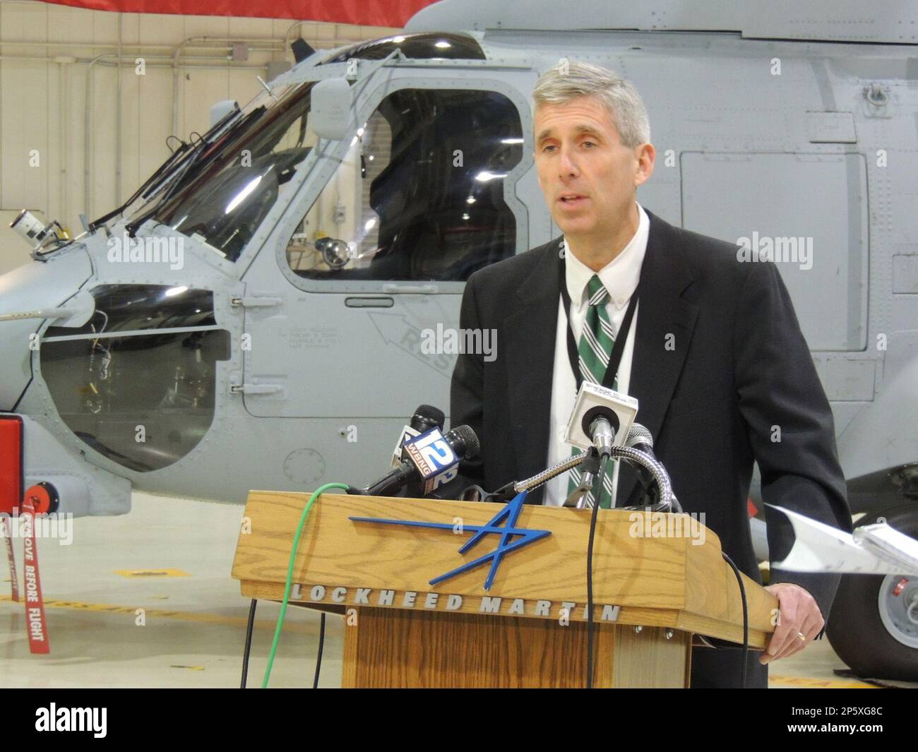 Tom Kane, Naval Helicopter Program director at Lockheed Martin in Owego ...