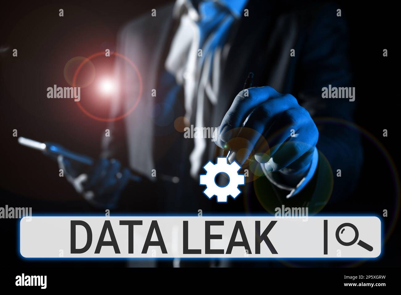 Hand writing sign Data Leak. Business idea released illegal ...