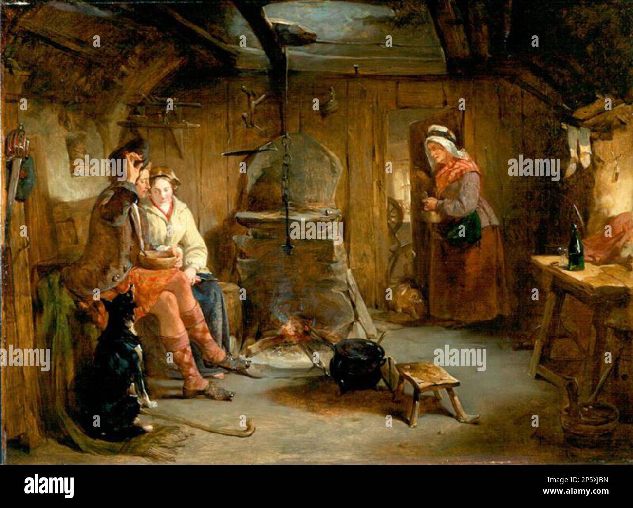 Scotland painting country house hi-res stock photography and images - Alamy