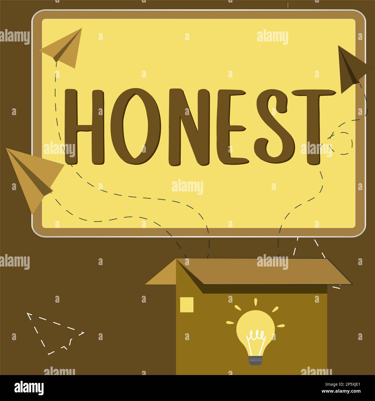 Hand writing sign Honest. Business idea telling the truth or able to be ...