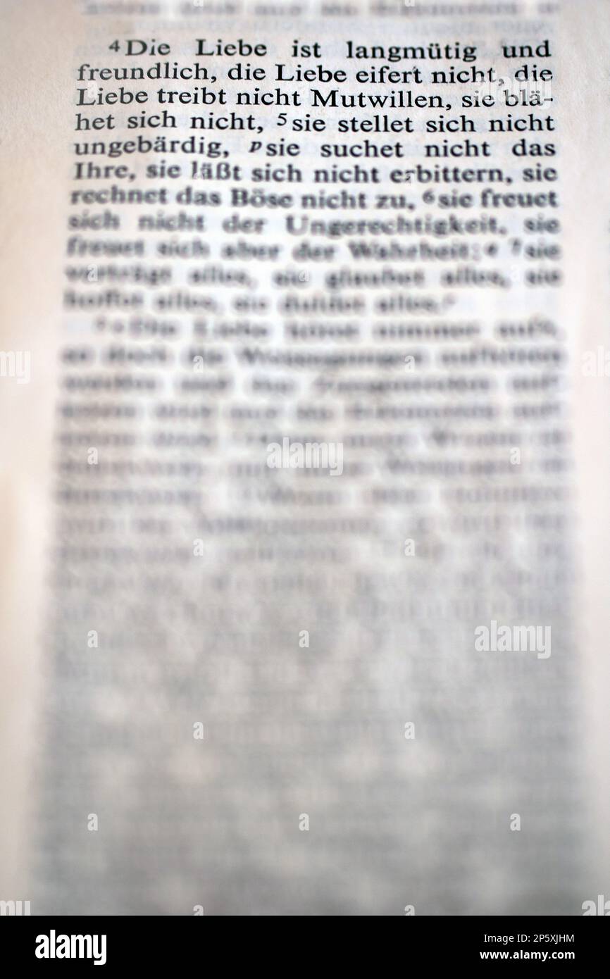 Bible text 'The Song of Songs' Stock Photo - Alamy