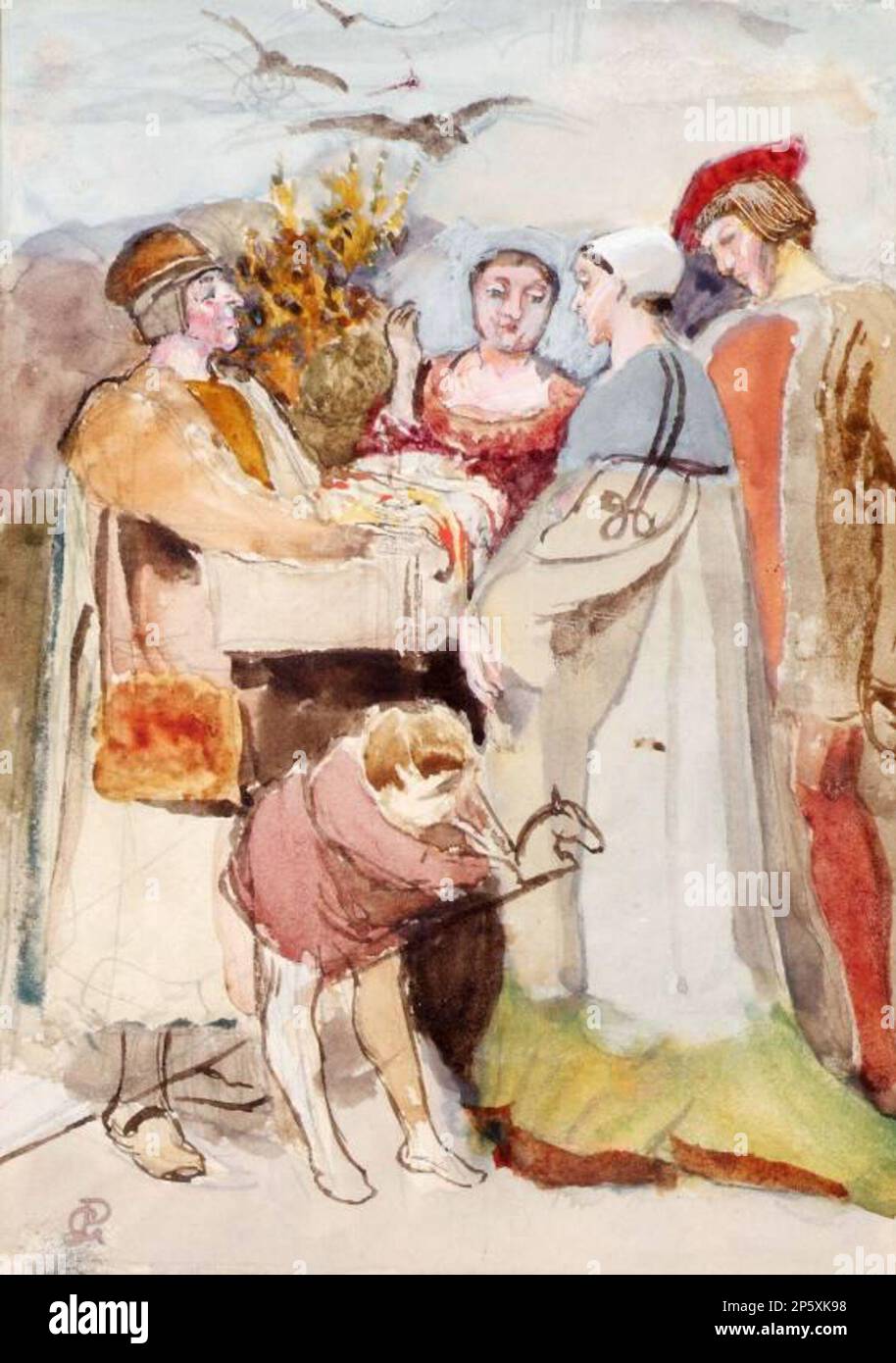 The Mountebanks, George John Pinwell (High Wycombe, England, 1842 ...