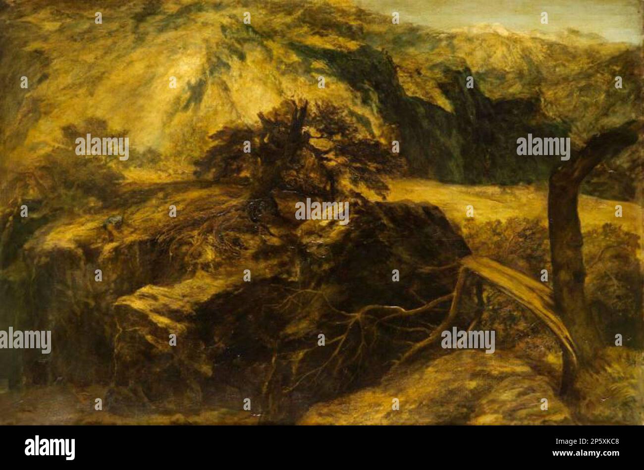 The Dragon's Cavern, Paul Falconer Poole (Bristol, England, 1807 - 1879 ...