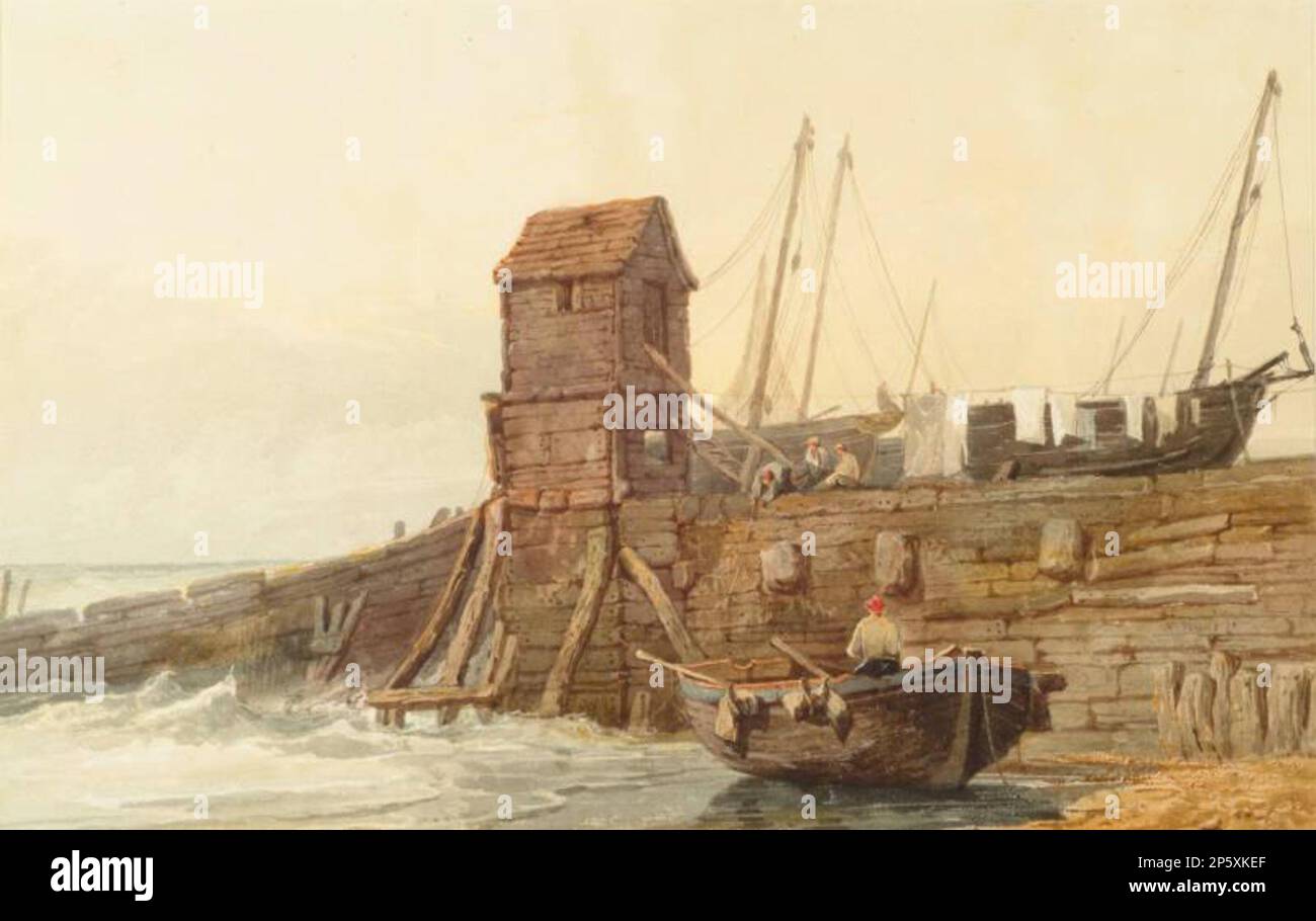 The Pump House, Brighton, Samuel Prout (Plymouth, England, 1783 - 1852 ...