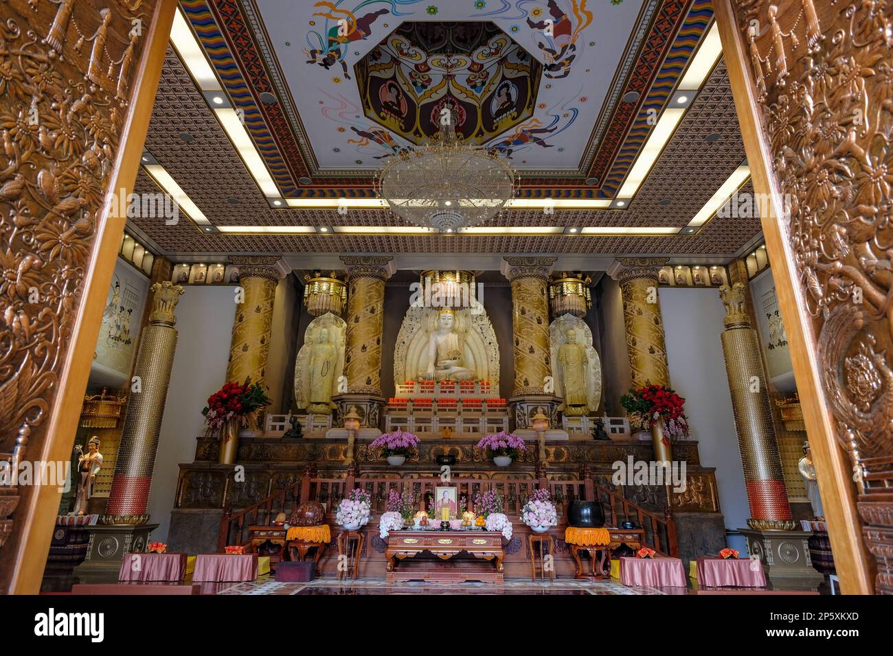 Keelung, Taiwan - February 16, 2023: Fo Guang Shan Ji Le Temple is a ...
