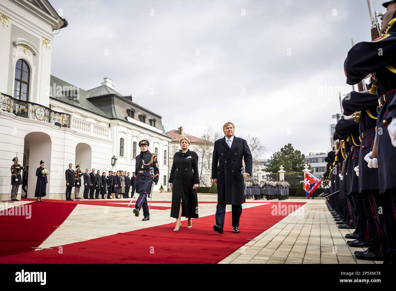 BRATISLAVA - King Willem-Alexander and President Zuzana Caputova ...