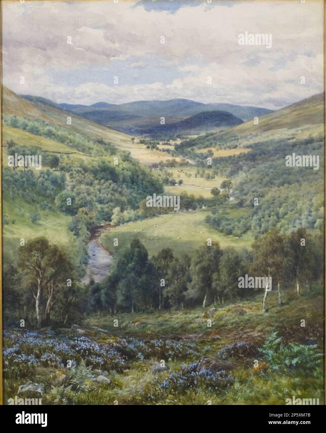 Glenprosen, Angus, John Mitchell (Aberdeen, Scotland, 1837 - 1926) 1885 ...