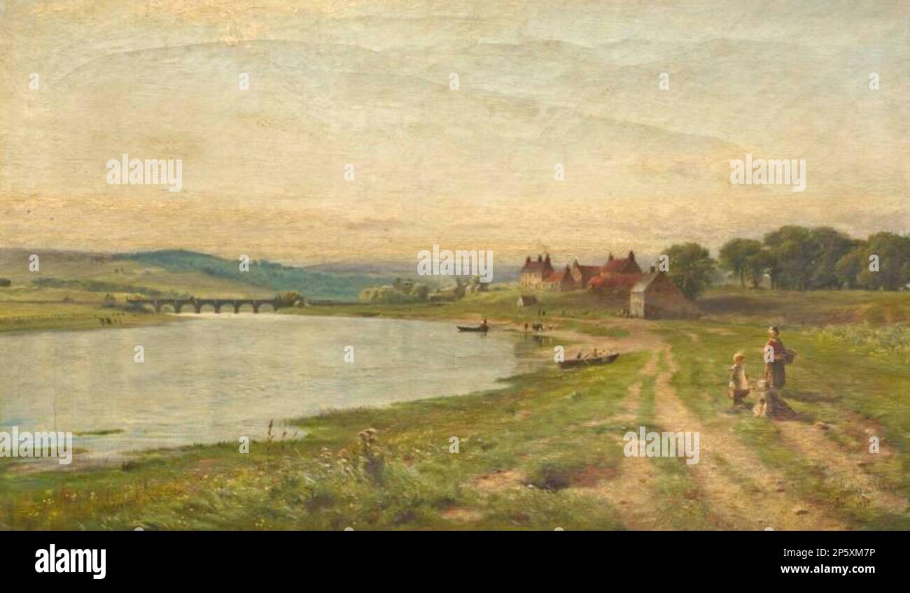 View of the Bridge O' Dee, John Mitchell (Aberdeen, Scotland, 1837 ...