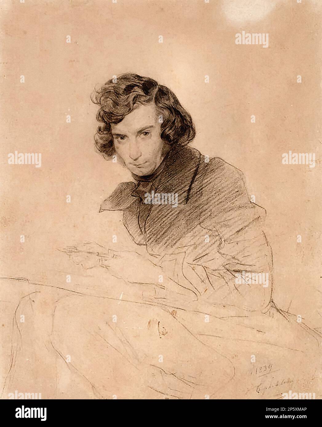 Брюллов Карл - Портрет Аполлона Николаевича Мокрицкого - Русская школа ...