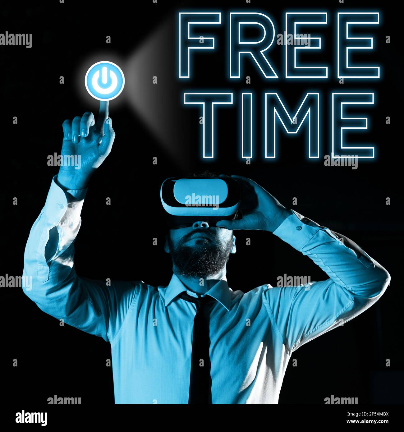 Sign displaying Free Time. Business idea time available for hobbies and ...