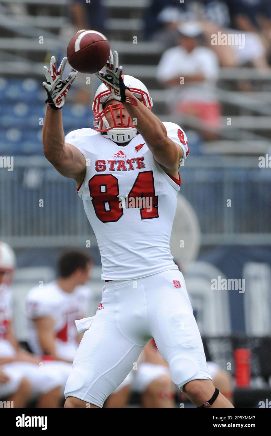 North Carolina State Wolfpack receiver Charlie Hegedus (84) during game ...