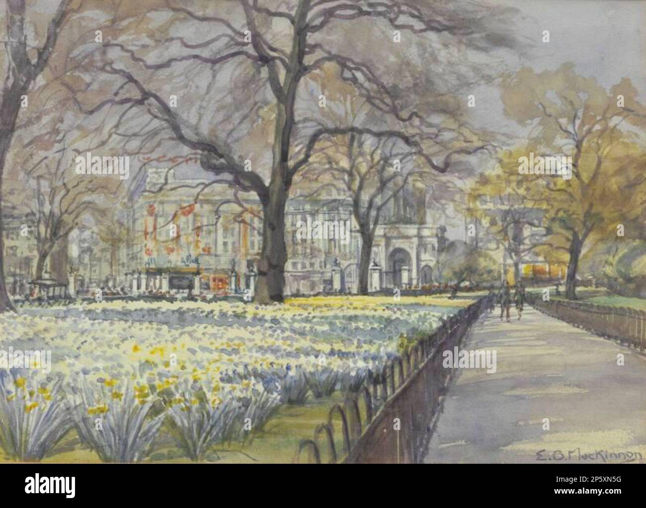 The Marble Arch and Hyde Park, Esther Blaikie Mackinnon (Aberdeen ...