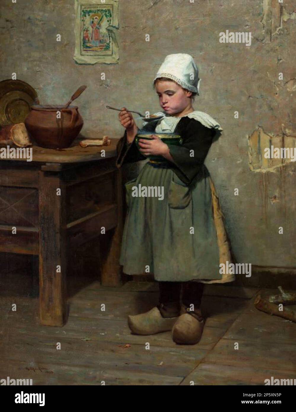 A Frugal Meal, Alexander Mackenzie (Aberdeen, Scotland, 1850 - 1890 ...