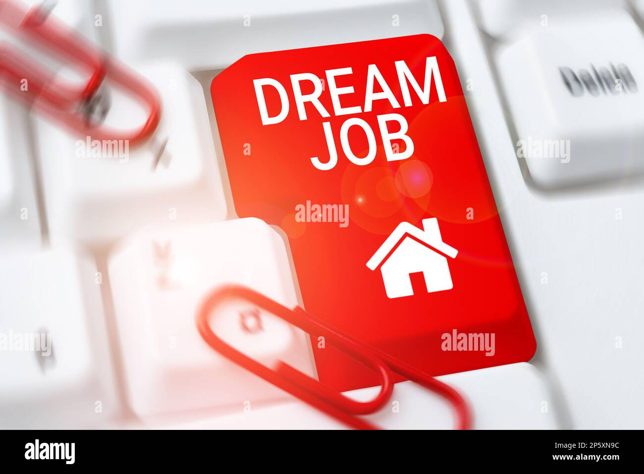 Hand writing sign Dream Job. Word for An act that is paid of by salary ...