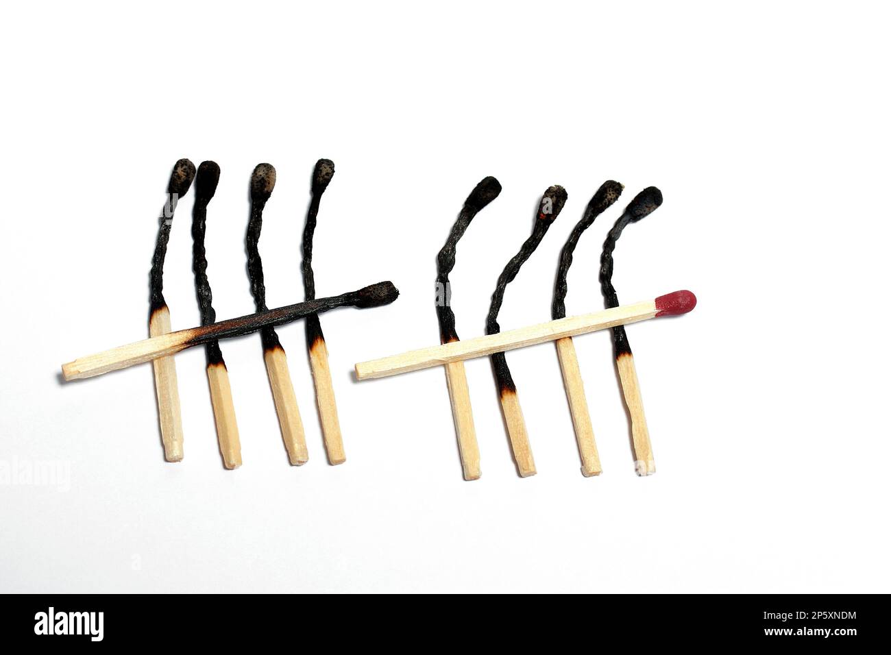 Burnt off matchsticks hi-res stock photography and images - Alamy