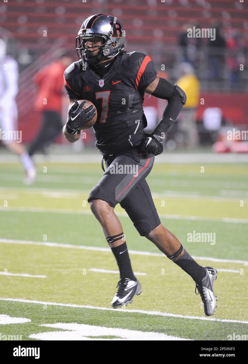Rutgers Scarlet Knights Quron Pratt (7) in action during the Big East ...
