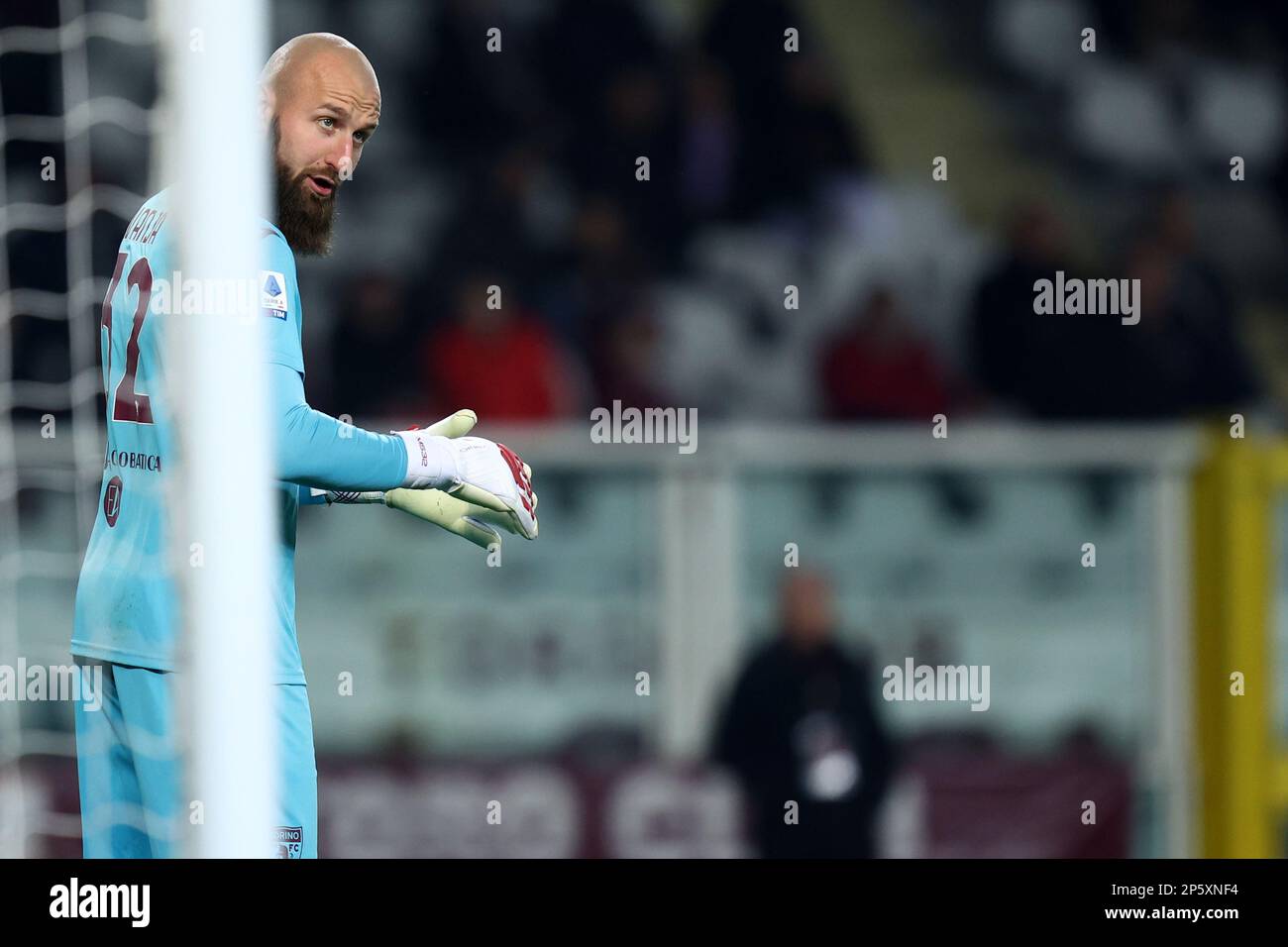 Turin, Italy . March 6, 2023, Vanja Milinkovic Savic of Torino Fc looks ...