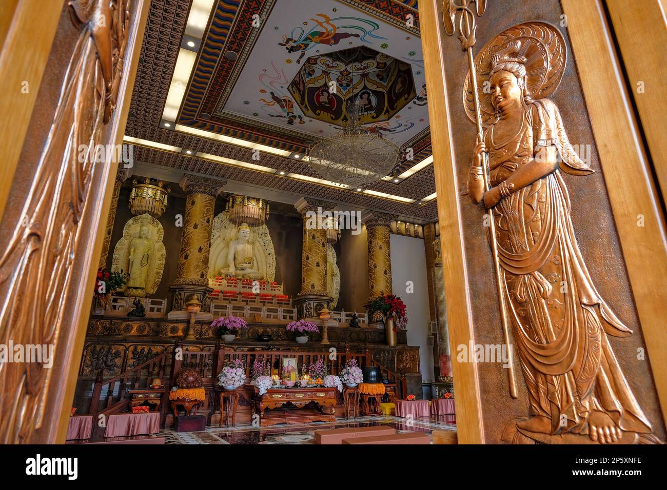 Keelung, Taiwan - February 16, 2023: Fo Guang Shan Ji Le Temple is a ...