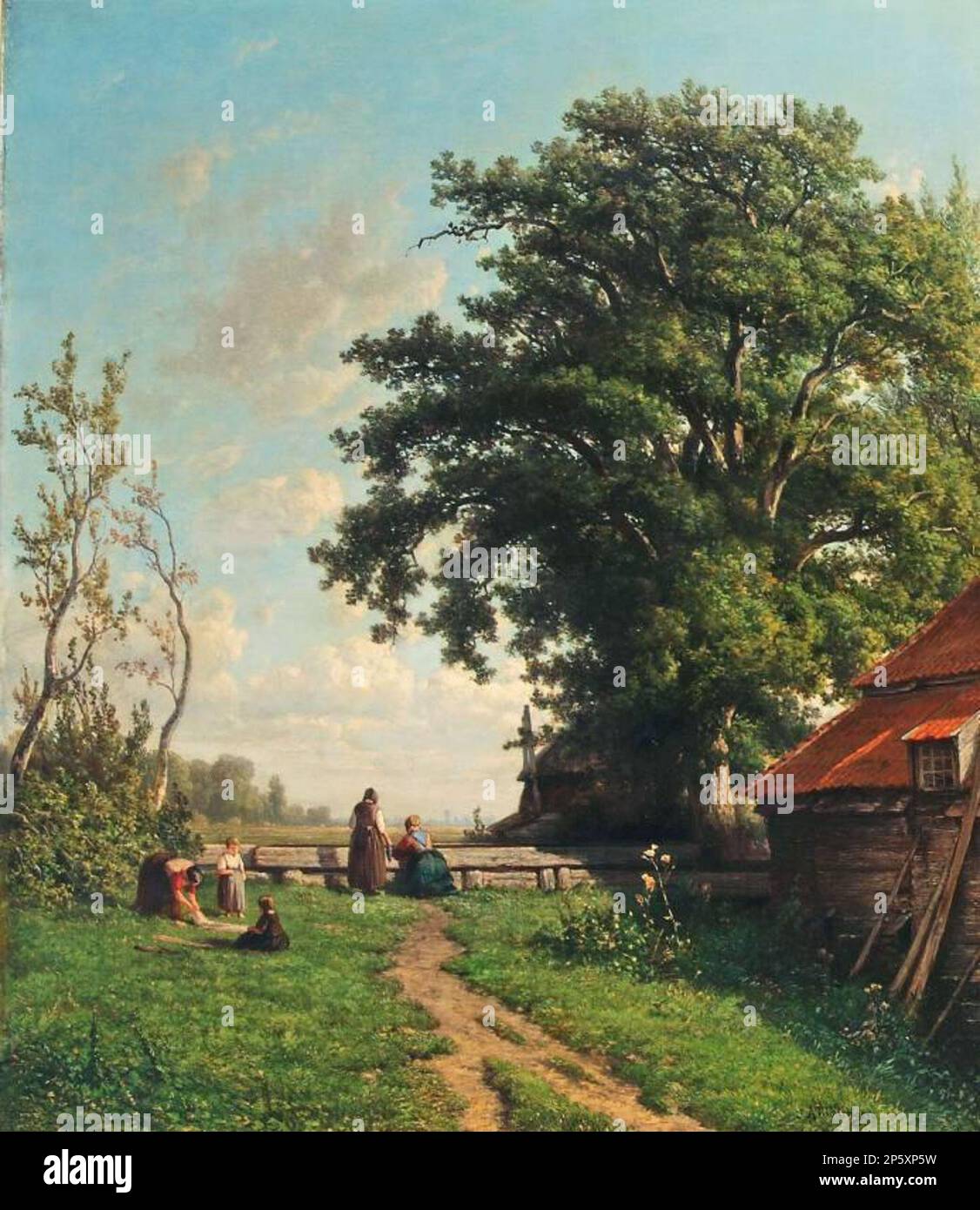 Washing Day, Alexander Mollinger (Utrecht, Netherlands, 1836 - 1867 ...