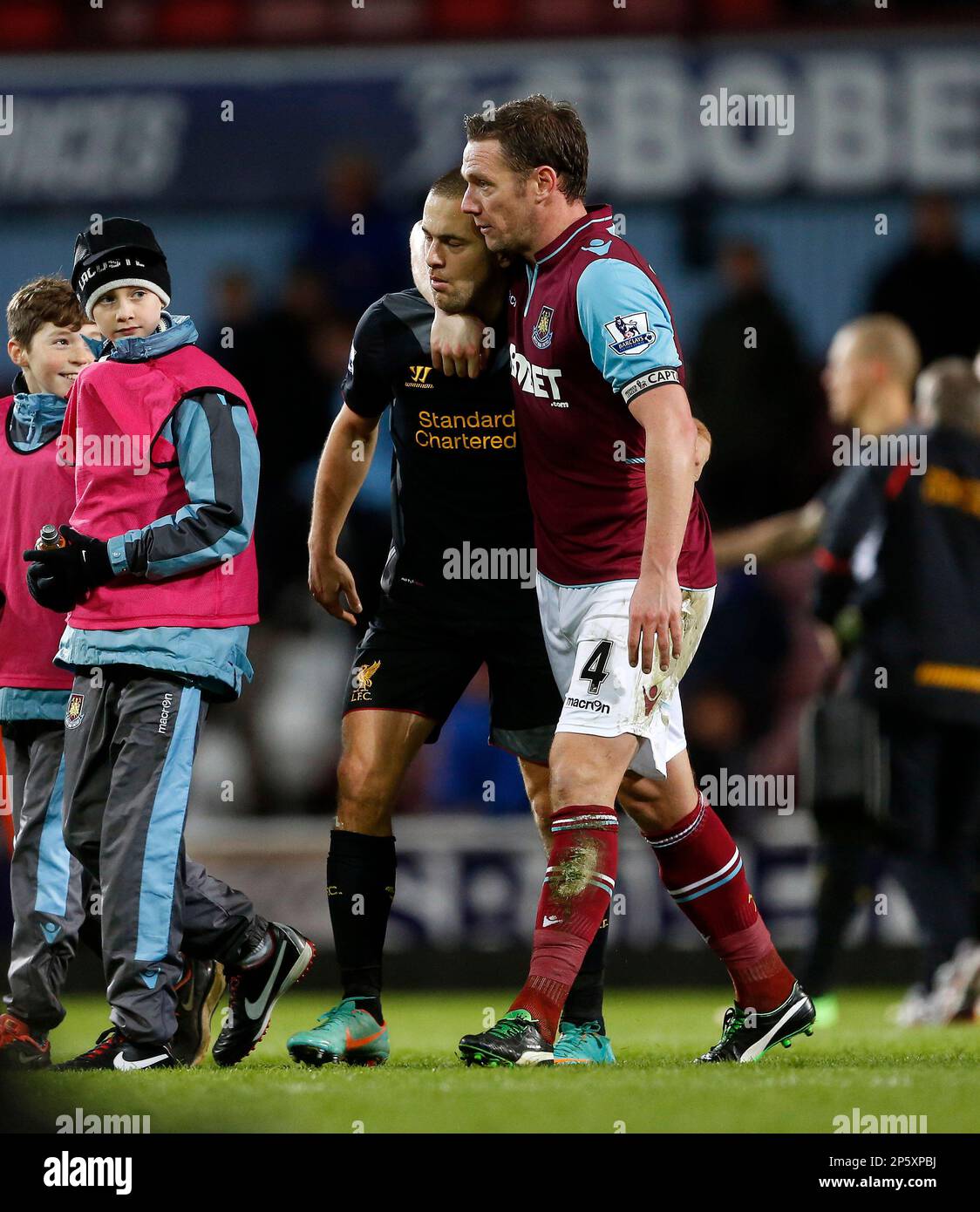 Dec. 9, 2012 - London, United Kingdom - West Ham's Kevin Nolan ...