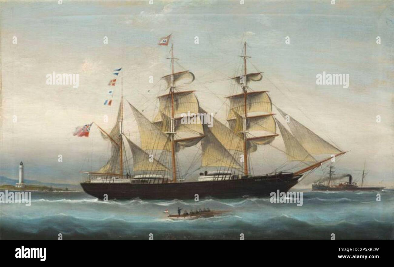 The Clipper Barque 'Lady Gertrude', Basi Ivancovich (Trieste, Italy ...