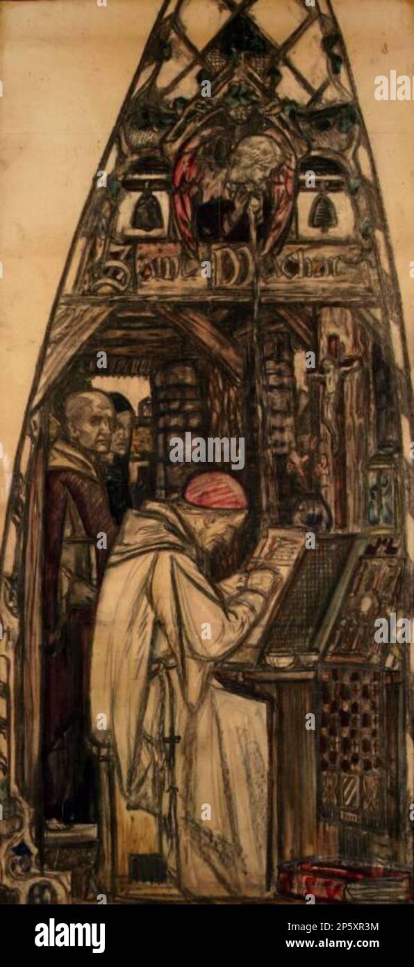 Cartoon for Stained Glass Window in St Machar's Cathedral, Douglas ...