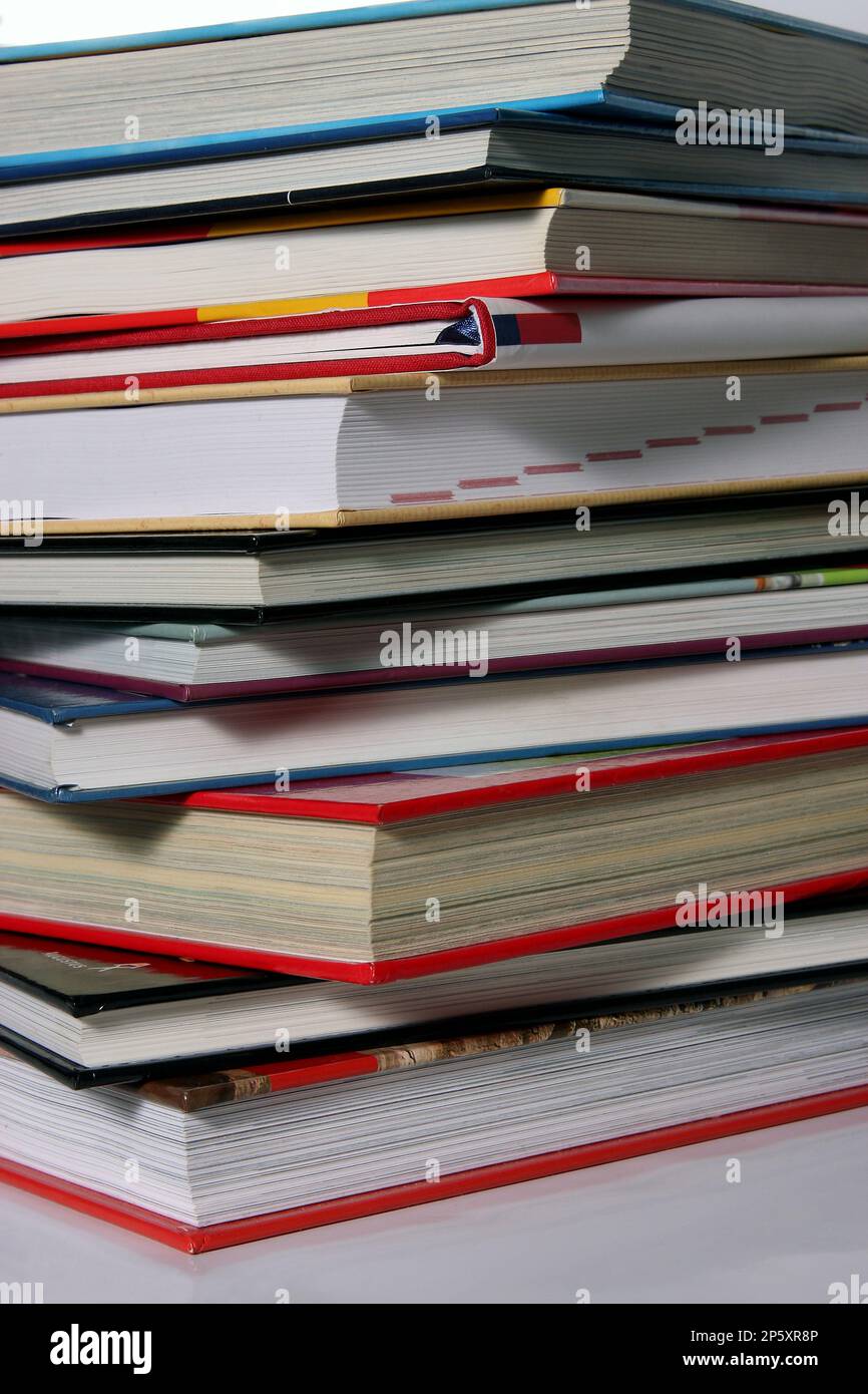stack of books Stock Photo - Alamy