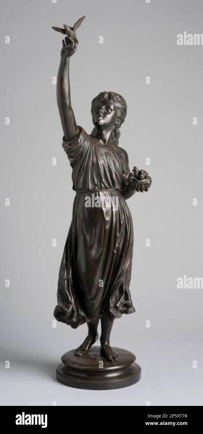 The Lark's First Flight, Albert Bruce-Joy (Dublin, Ireland, 1842 - 1924 ...