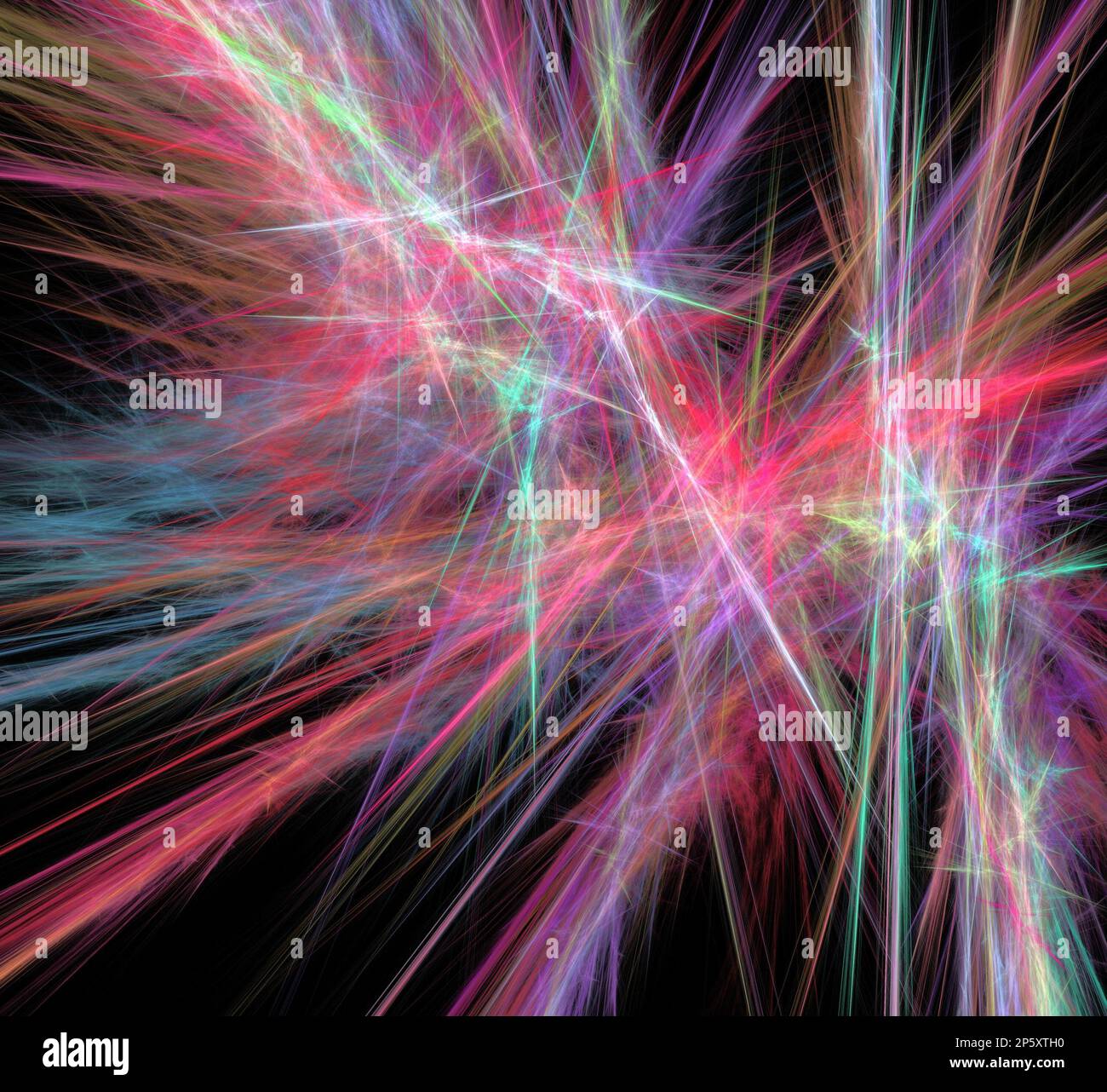image of one Illustration of digital fractal Stock Photo - Alamy