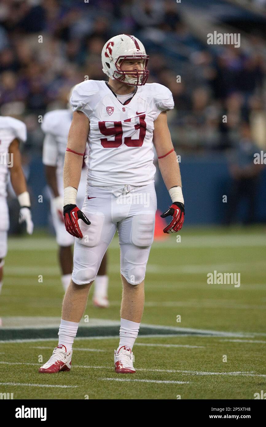 Stanford Cardinal Trent Murphy (93) in action during a game against ...