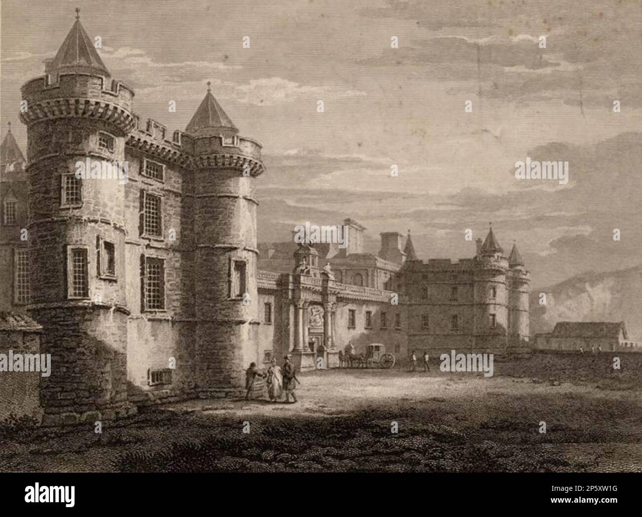 Holyrood Palace, William Byrne (London, England, 1743 - 1805) 1800 ...