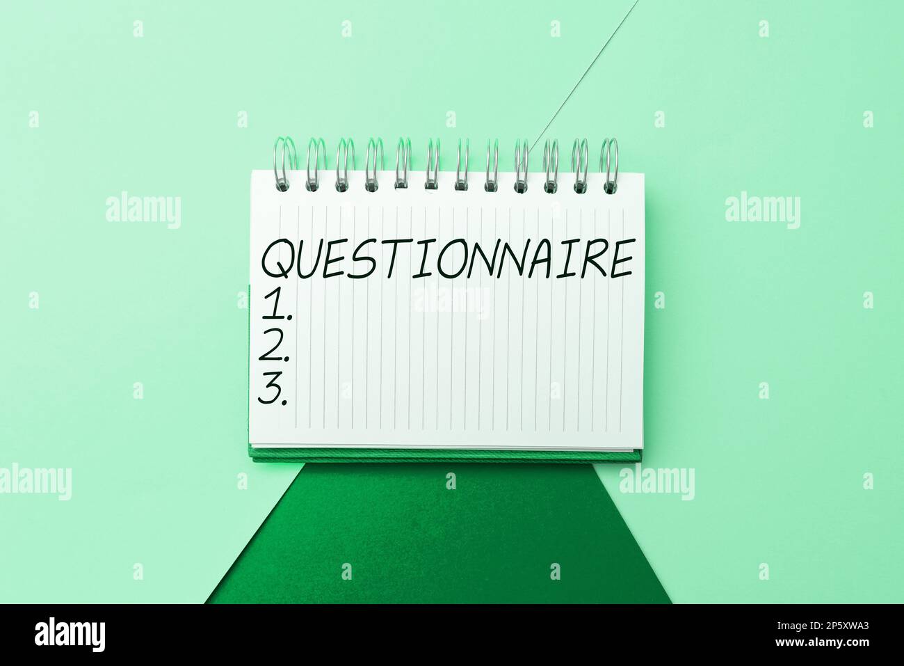 Sign displaying Questionnaire. Conceptual photo Set of enquires Basis ...