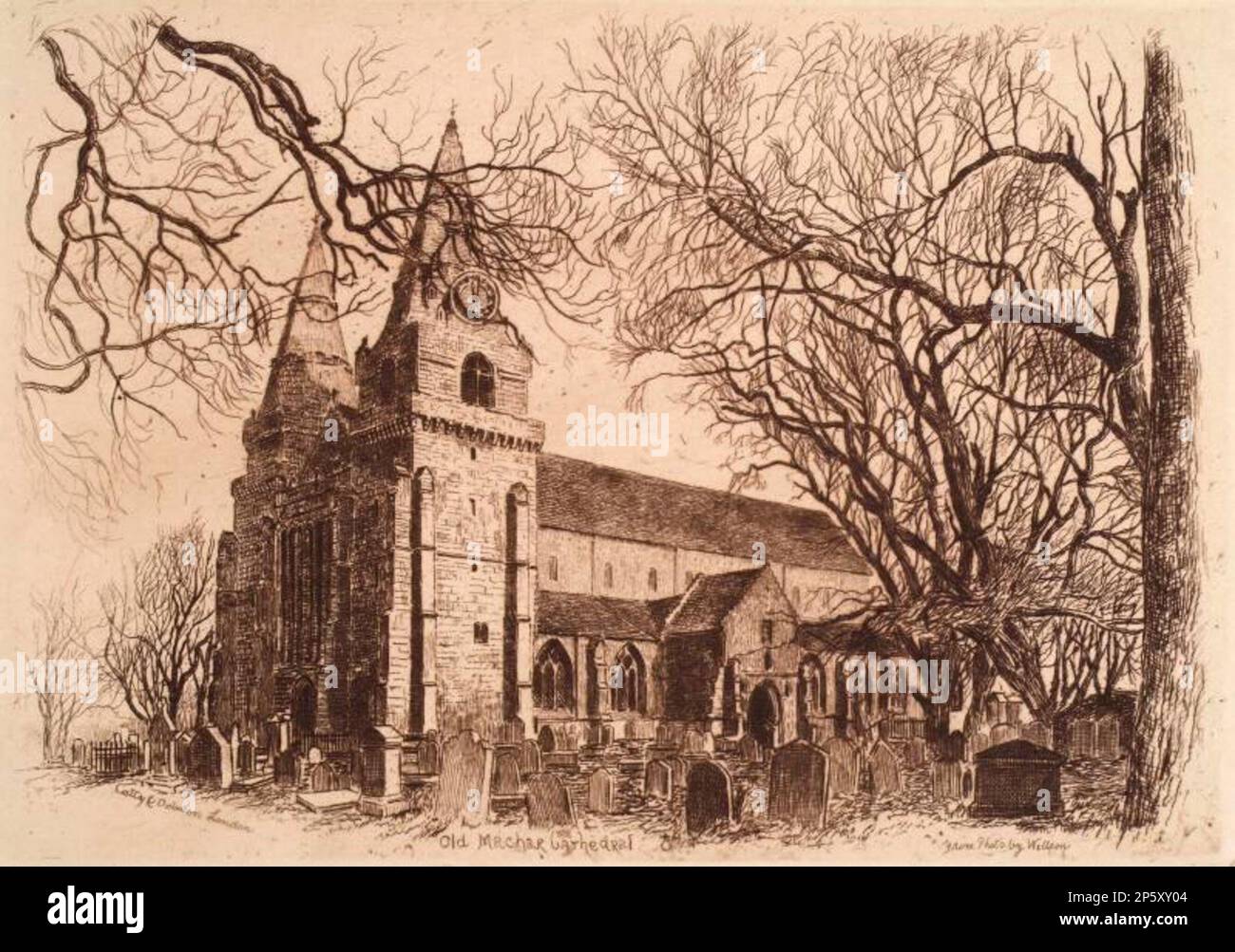 Old Machar Cathedral Stock Photo - Alamy