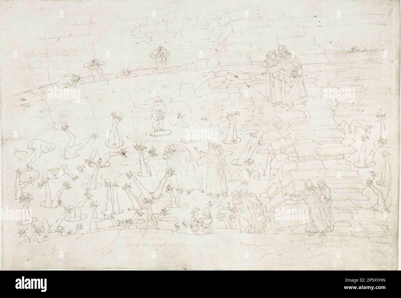 Inferno XIX, Sandro Botticelli (Florence, Italy, 1445 - 1510) 1887 ...