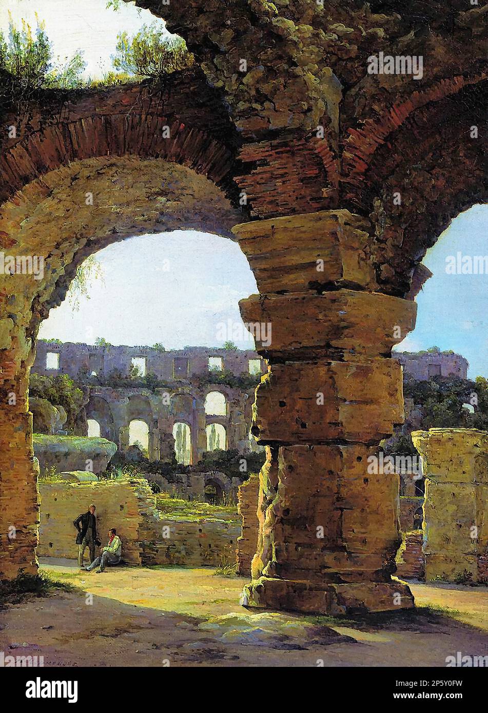 Чернецов Никанор - Колизей Рим 1 - Русская школа - XIX век - Chernetsov ...