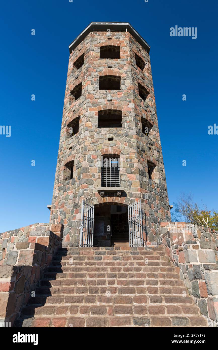 A Observation Tower Made From Stone Masonry Stock Photo - Alamy