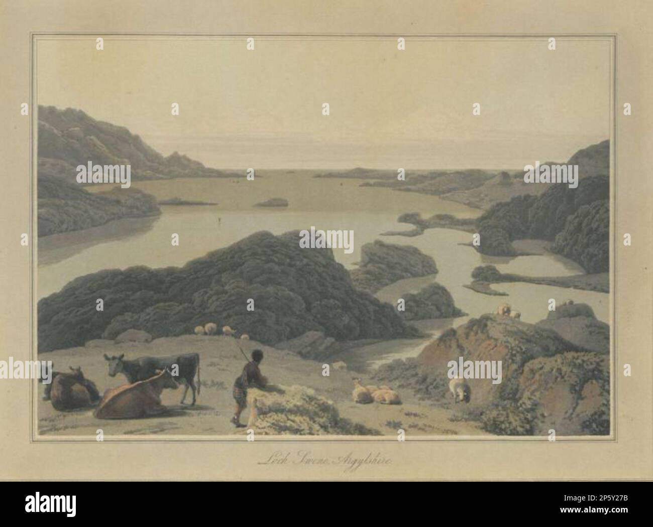 Loch Swene, Argyllshire, William Daniell (Kingston upon Thames, England ...