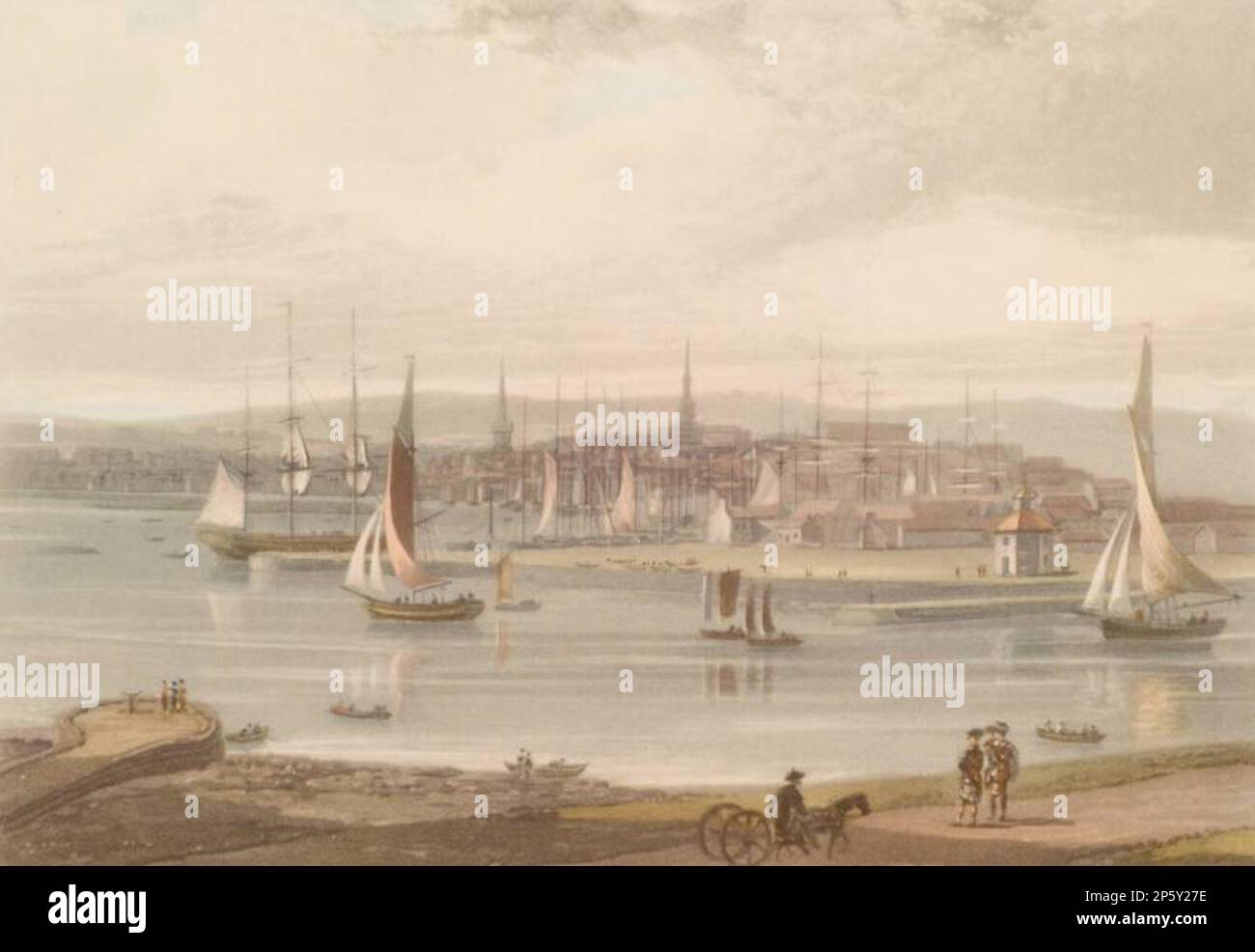 Aberdeen, William Daniell (Kingston upon Thames, England, 1769 - 1837 ...