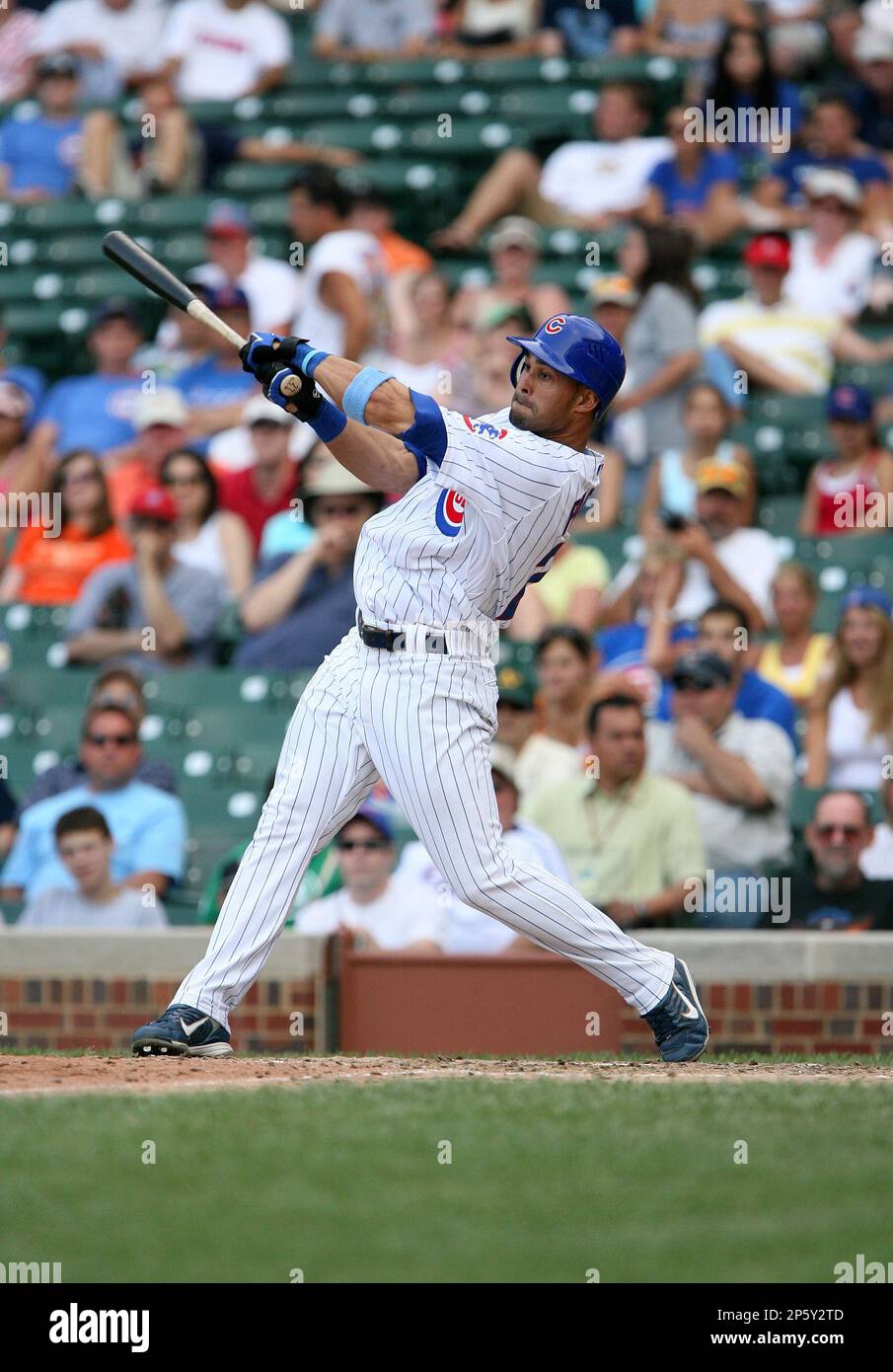 Angel Pagan of the Chicago Cubs during a game against the San Diego ...