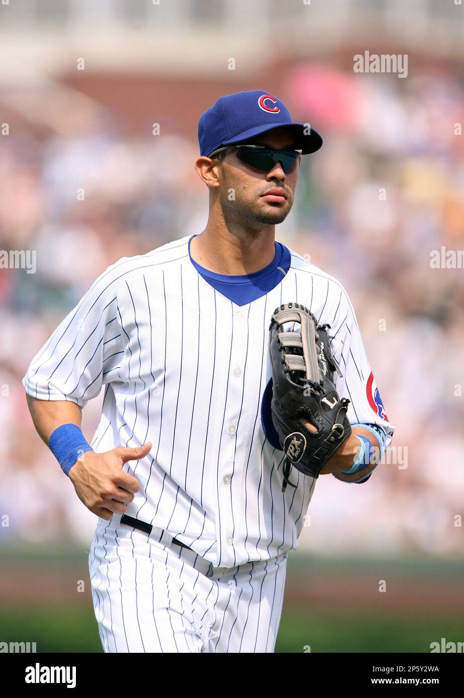 Angel Pagan of the Chicago Cubs during a game against the San Diego ...