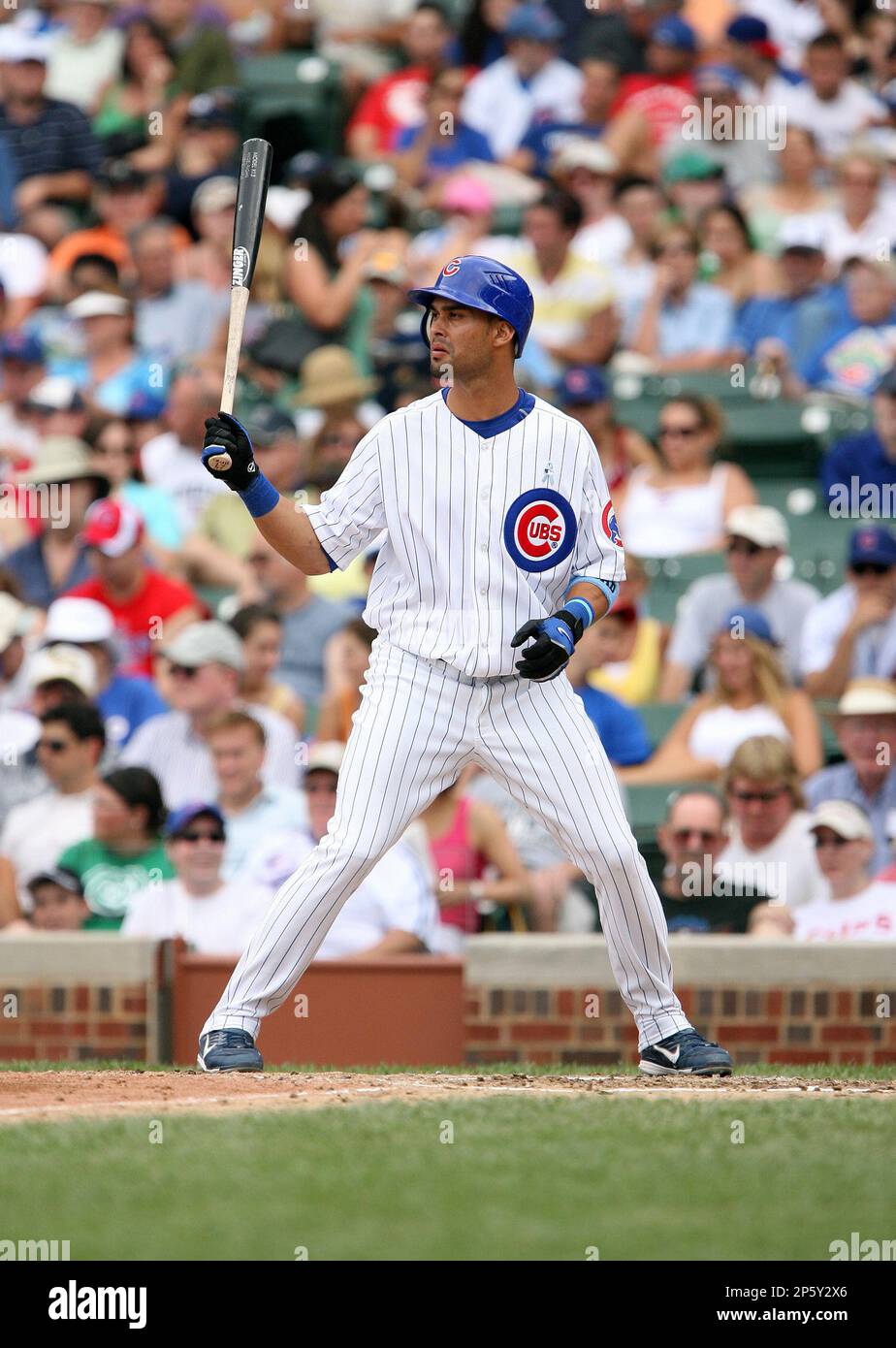 Angel Pagan of the Chicago Cubs during a game against the San Diego ...