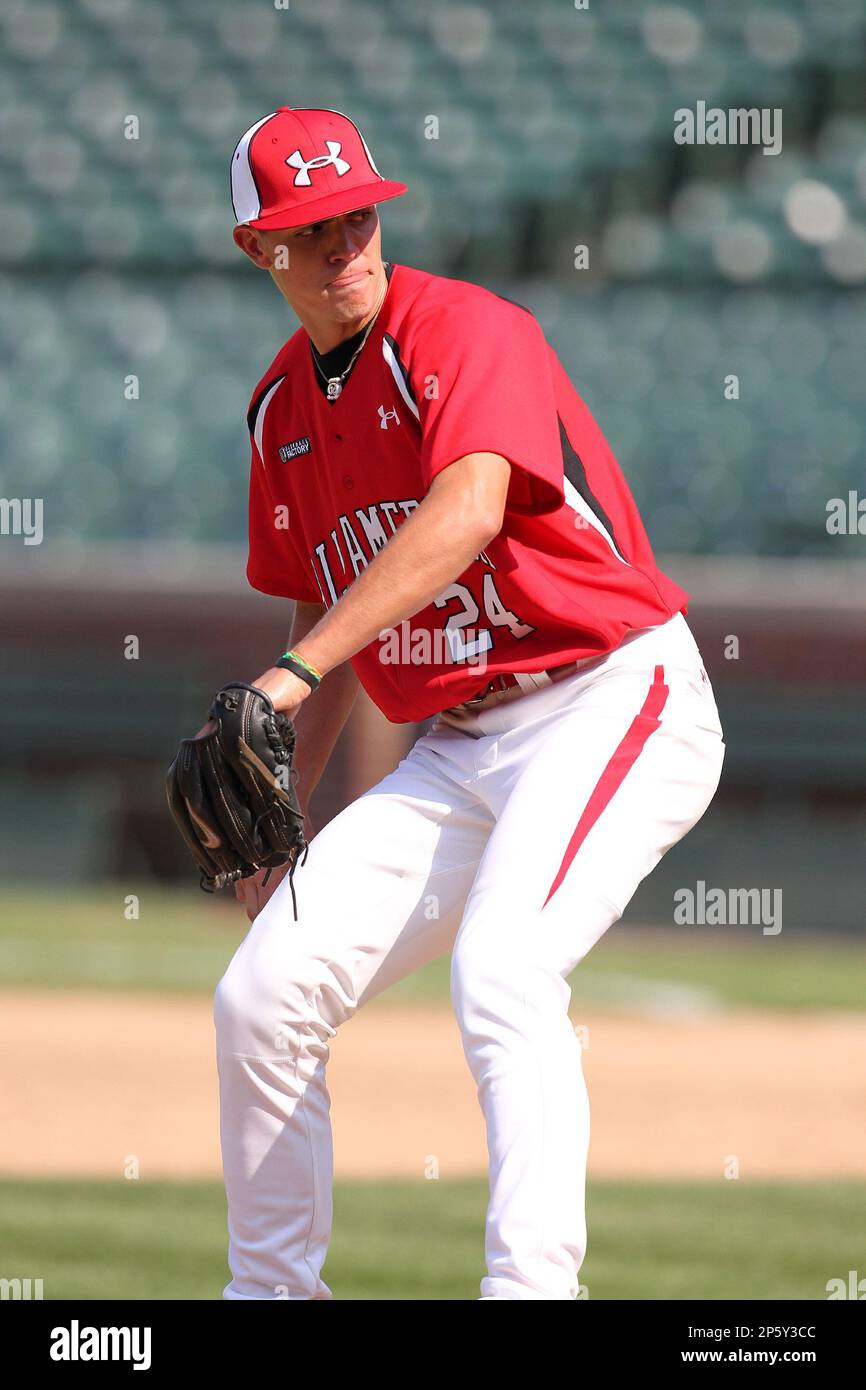 Pitcher Skylar Janisse (24) during the 2010 Under Armour All-American ...