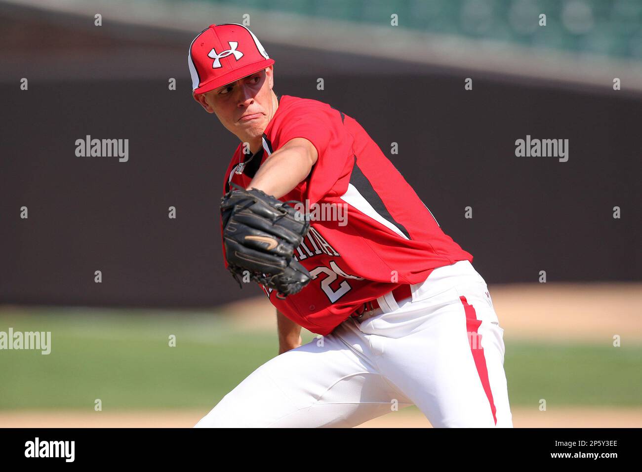 Pitcher Skylar Janisse (24) during the 2010 Under Armour All-American ...
