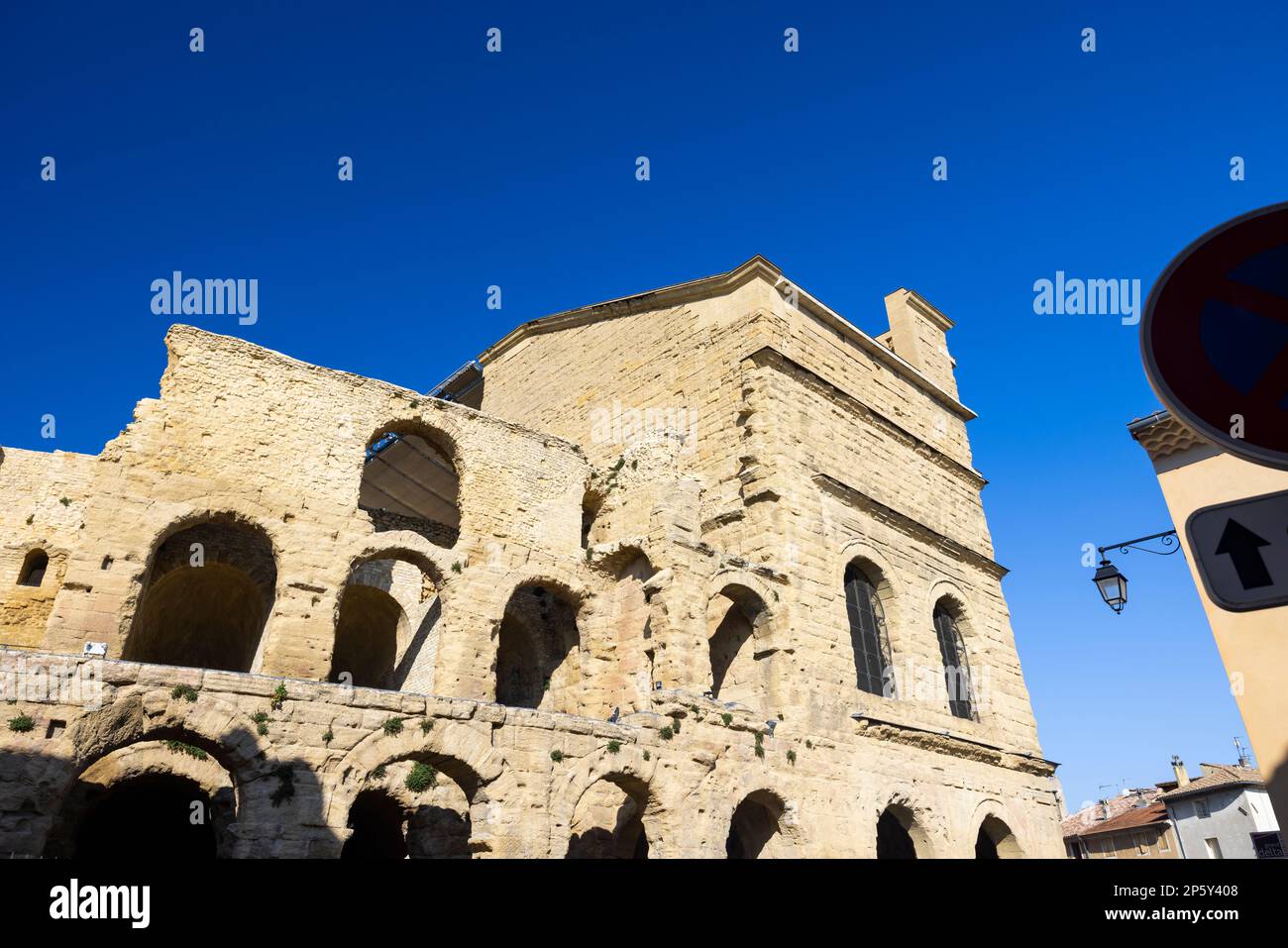 Roman Amphitheatre, Orange, UNESCO world heritage, Provence, France ...