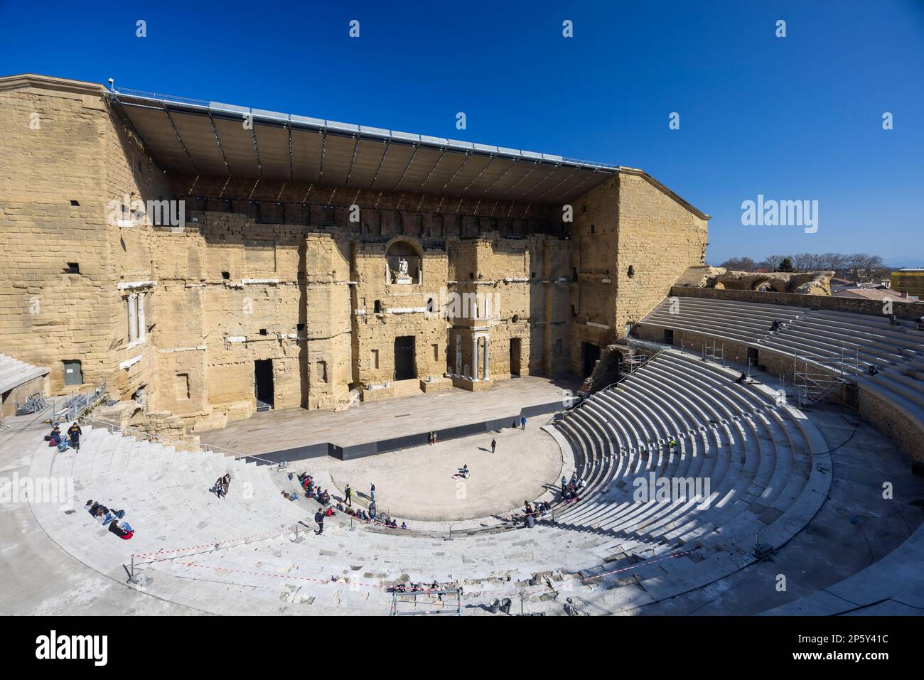 Roman Amphitheatre, Orange, UNESCO world heritage, Provence, France ...