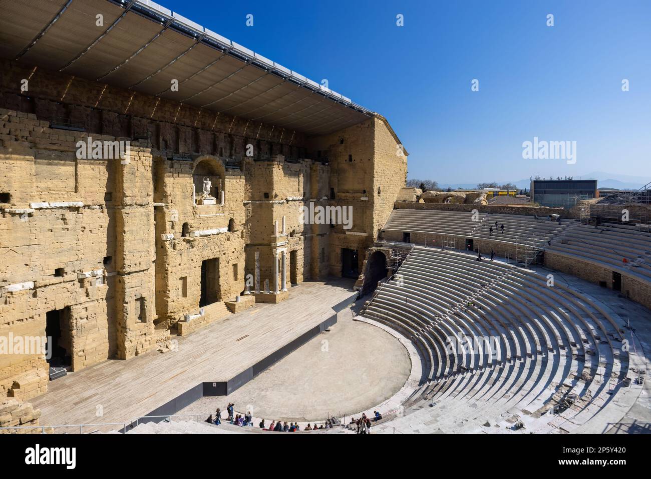 Roman Amphitheatre, Orange, UNESCO world heritage, Provence, France ...