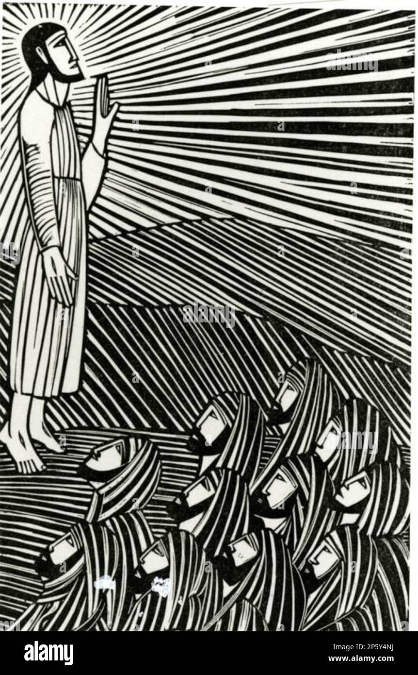 Ascension sermon on mount hi-res stock photography and images - Alamy